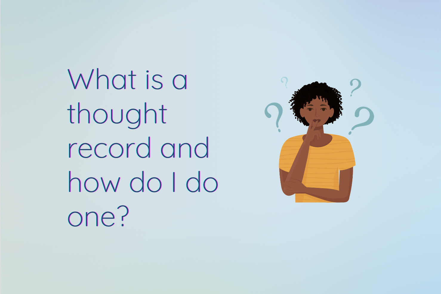 What is a thought record and how do I do one? Book Now! 1 Step to ...